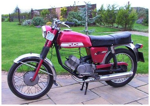 The Puch 50 at MotorBikeSpecs.net, the Motorcycle Specification Database